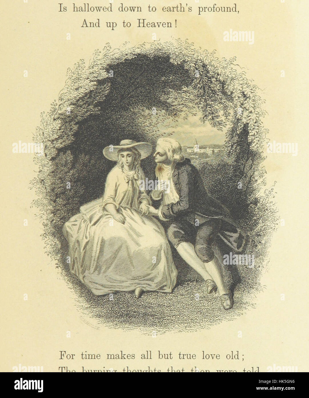 An image from 'A Gallery of Famous English and American Poets ...