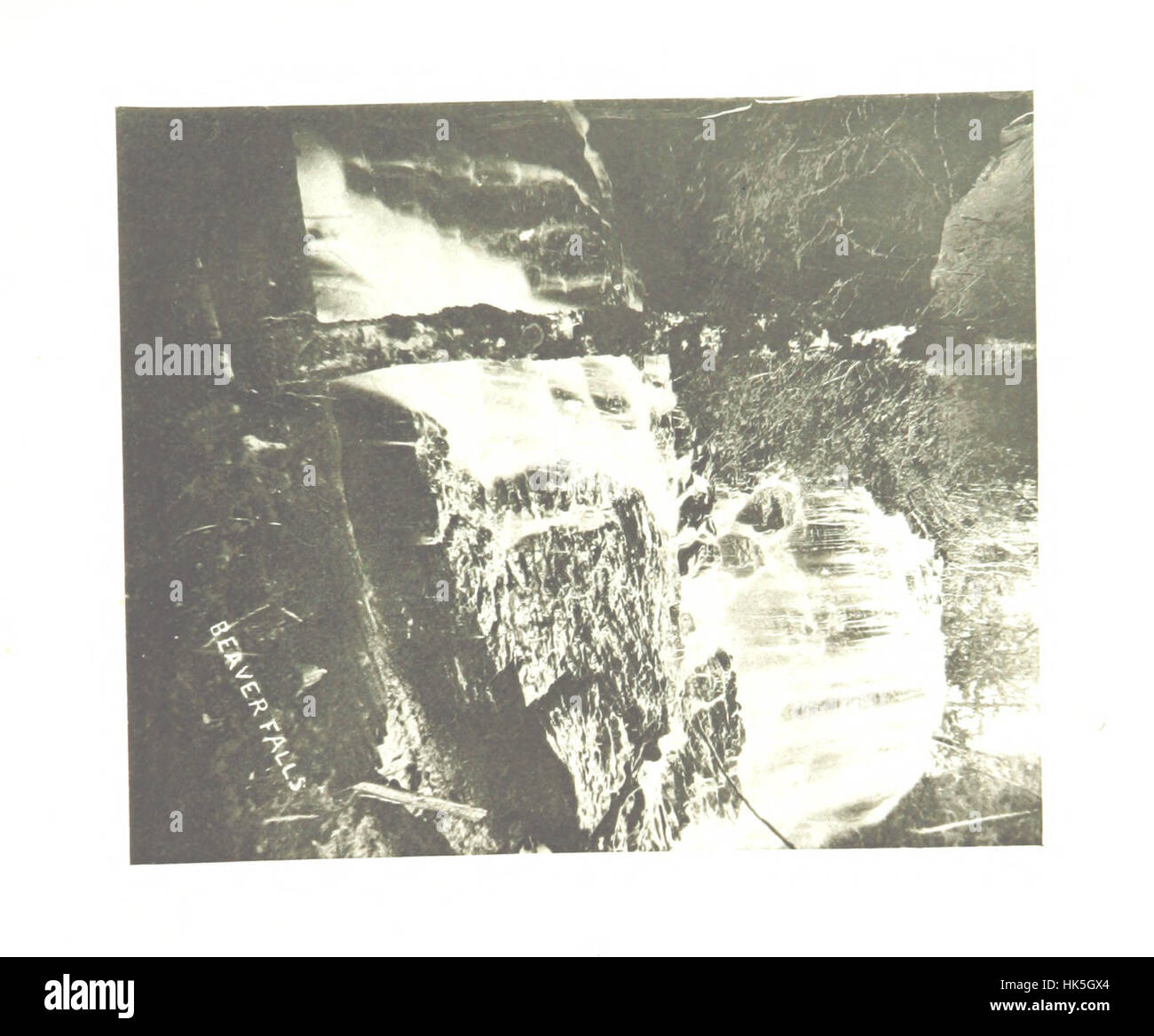Illustration from 'The Geology of New Hampshire' showing geological ...
