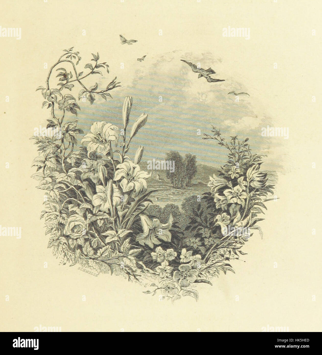 Image from 'A Gallery of Famous English and American Poets,' featuring ...