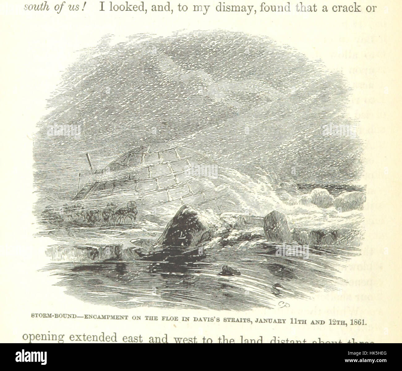 An illustration from 'Life with the Esquimaux', depicting Captain C.F.H ...