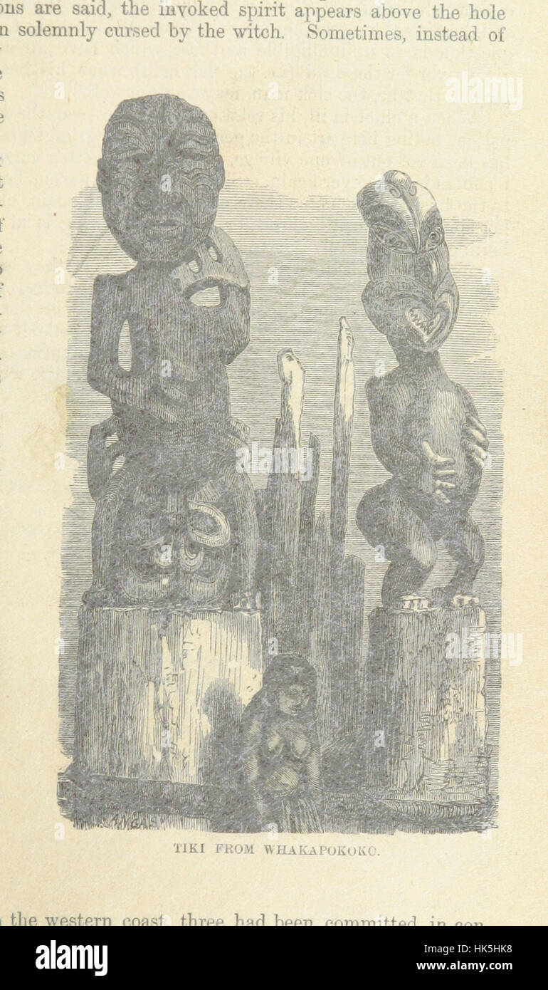 Illustration from 'The Natural History of Man', showing customs and ...
