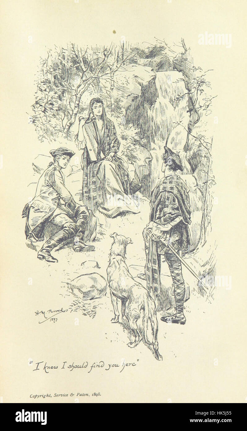 Image from 'Waverley,' featuring an illustration by H. M. Brock ...