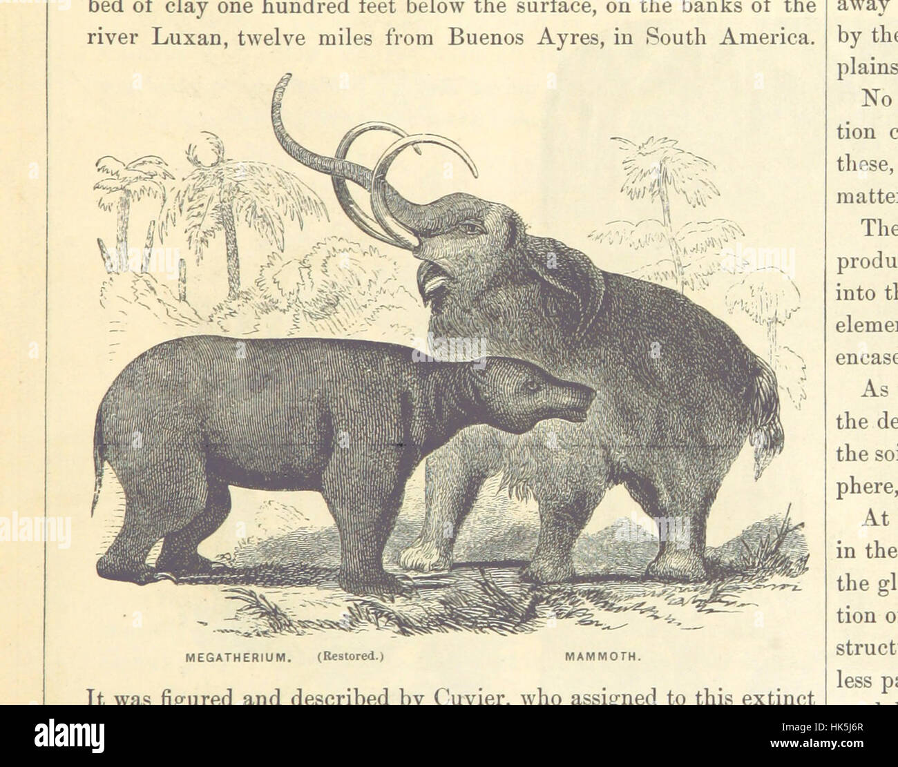 Photograph from 'Elements of Physical Geography,' illustrating the ...