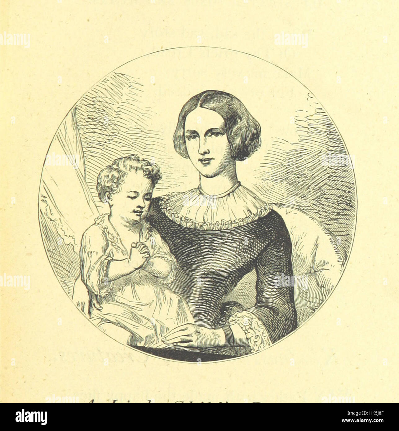 An illustration from 'Illustrated Songs and Hymns for the Little Ones ...