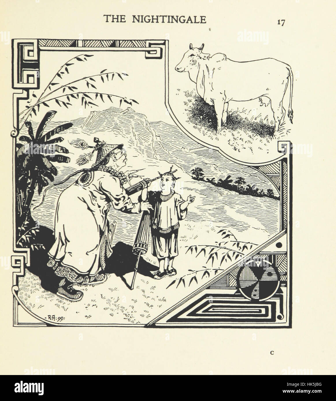 The Nightingale. Dished up on China plates by R. André Image taken from ...