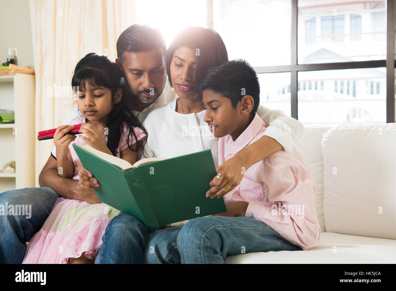Family Reading Together
