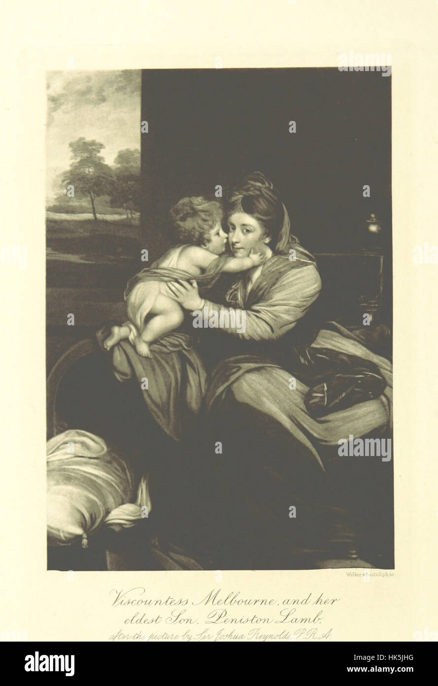 An illustration from 'The Works of Lord Byron,' showing a portrait or ...