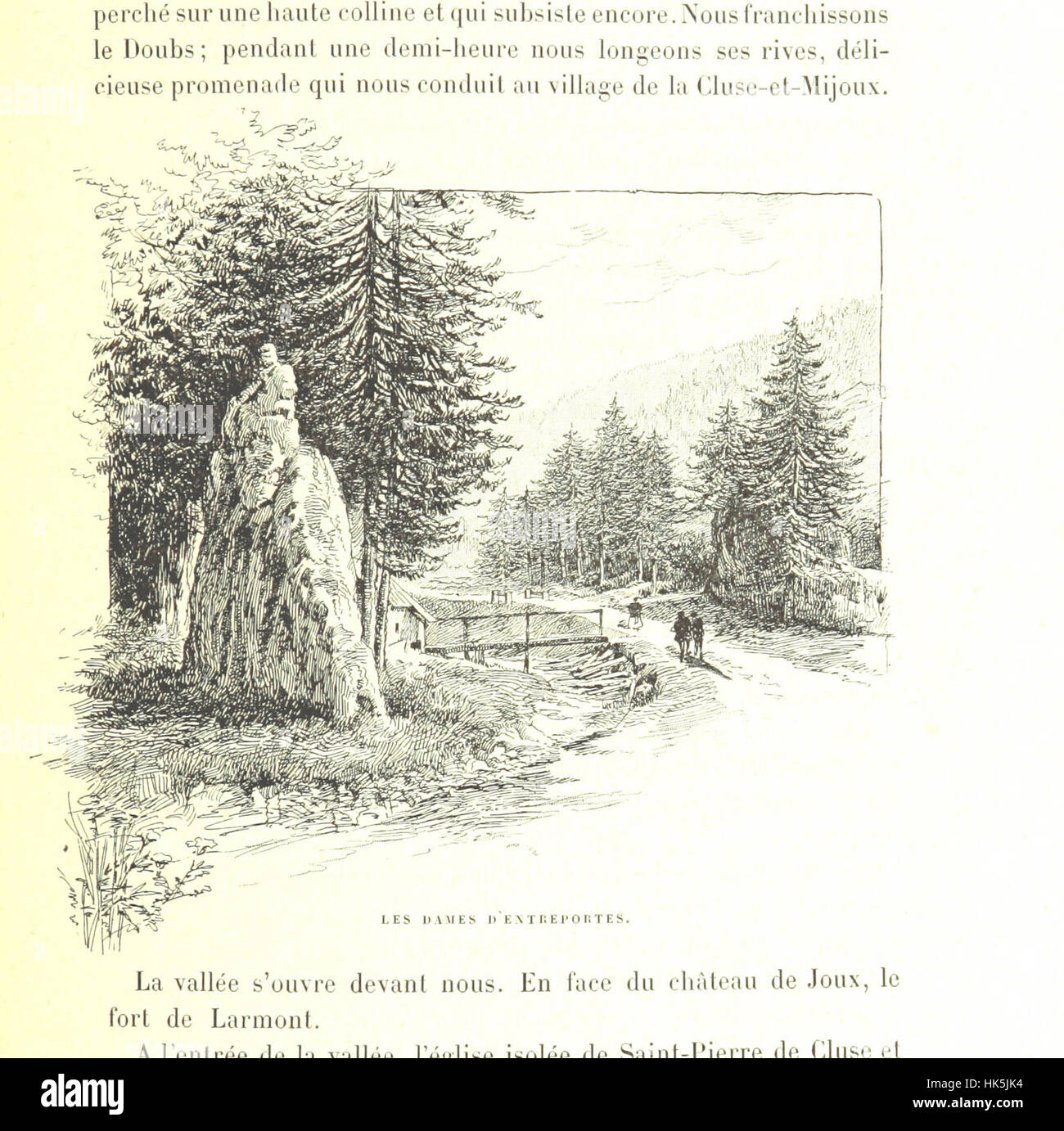 Image from 'Les Montagnes de France' depicting the Jura Mountains and ...