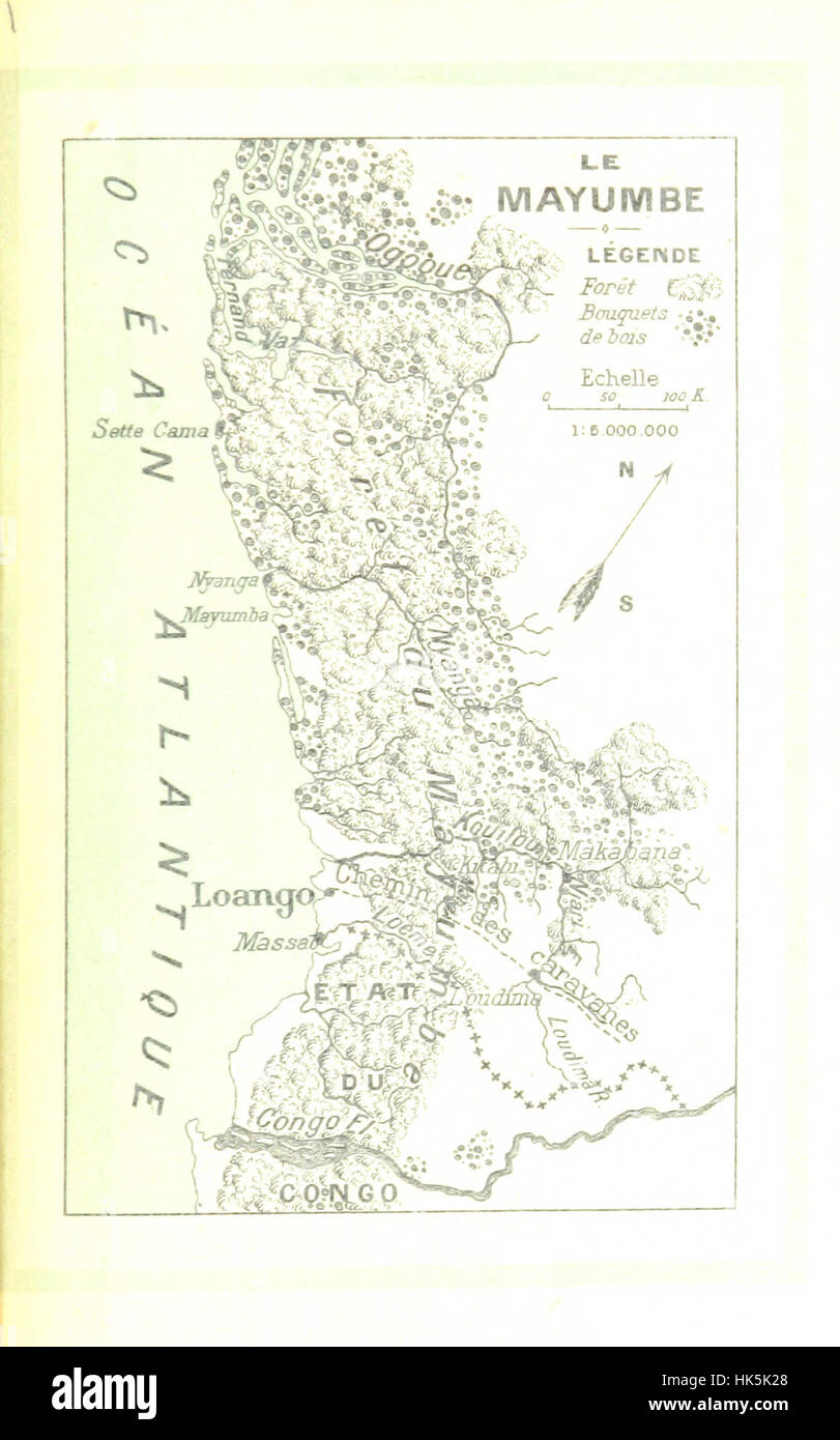 Image from 'Le Congo français', illustrating the regions of Loango and ...