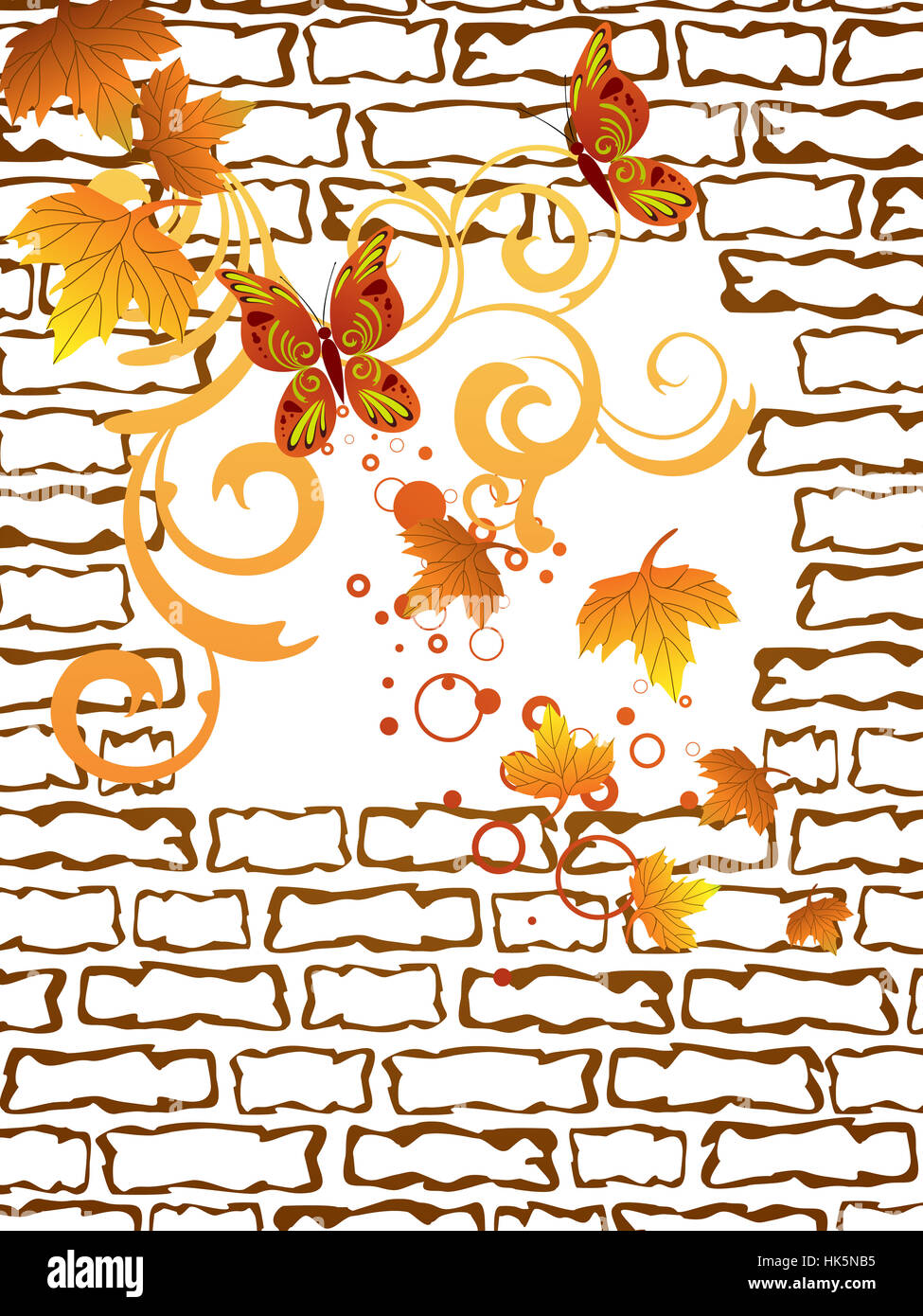 leaf, stone, wall, backdrop, background, floral, plant, nature, fall ...