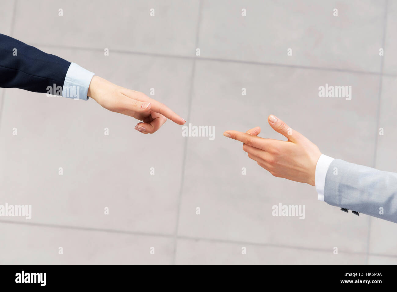 Top view colleagues handshake close hi-res stock photography and images ...