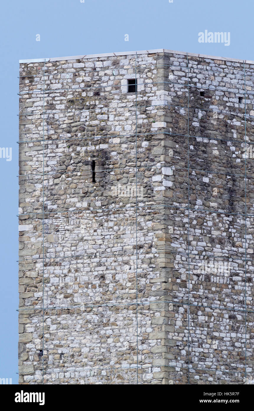 tower, stone, fortress, style of construction, architecture ...