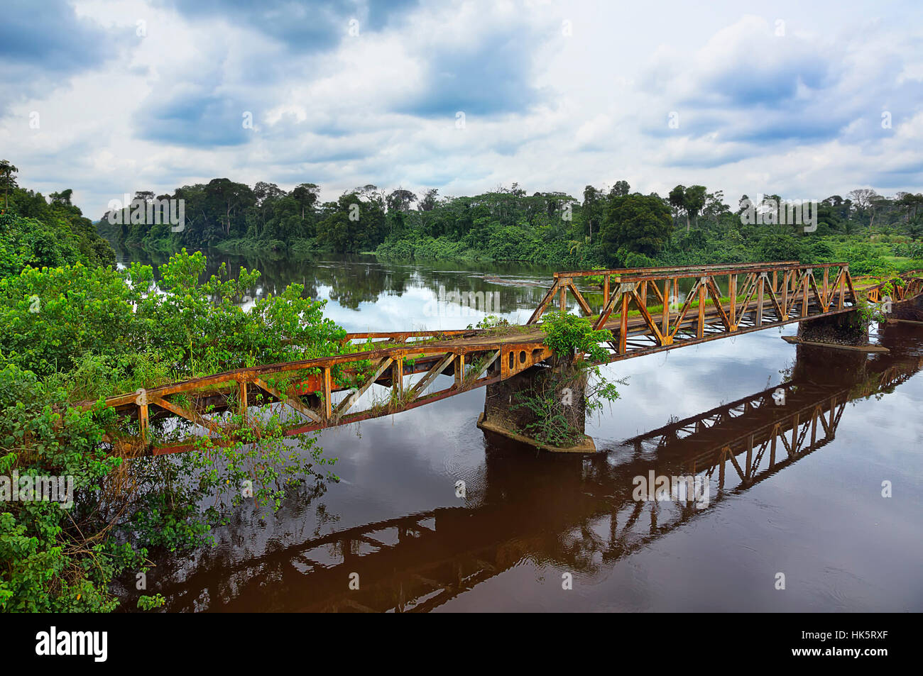 Bridge africa cameroon bridge africa hi-res stock photography and ...