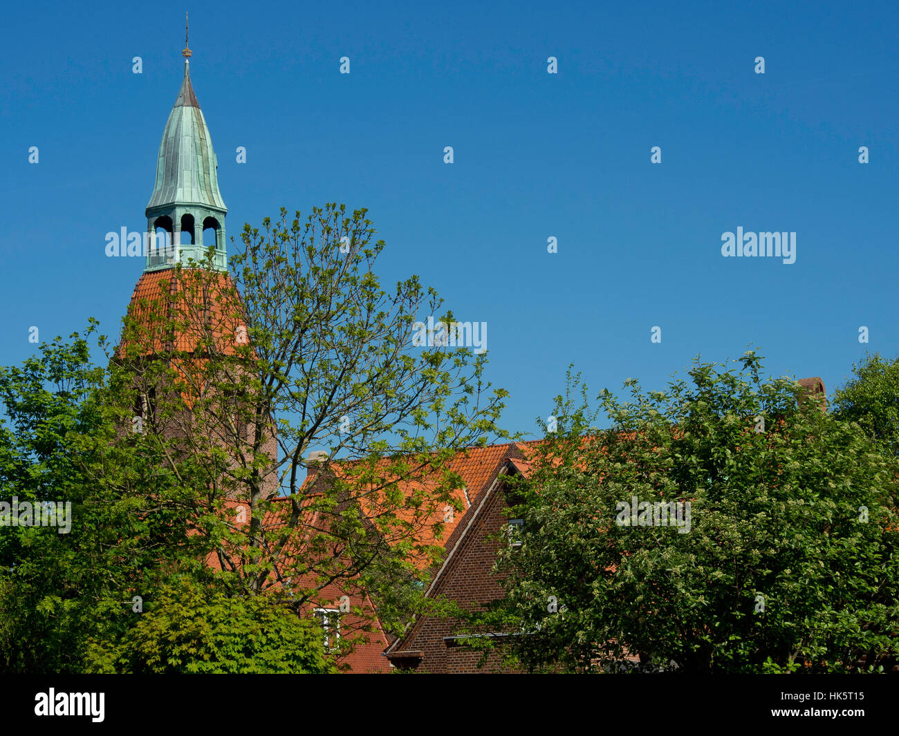tower, church, denmark, steeple, tower, church, heaven, paradise ...