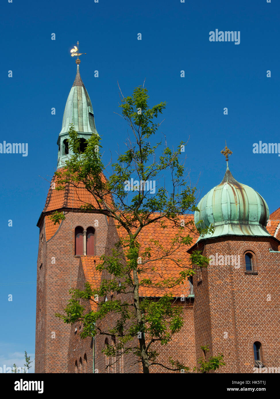 tower, church, denmark, steeple, tower, church, heaven, paradise ...