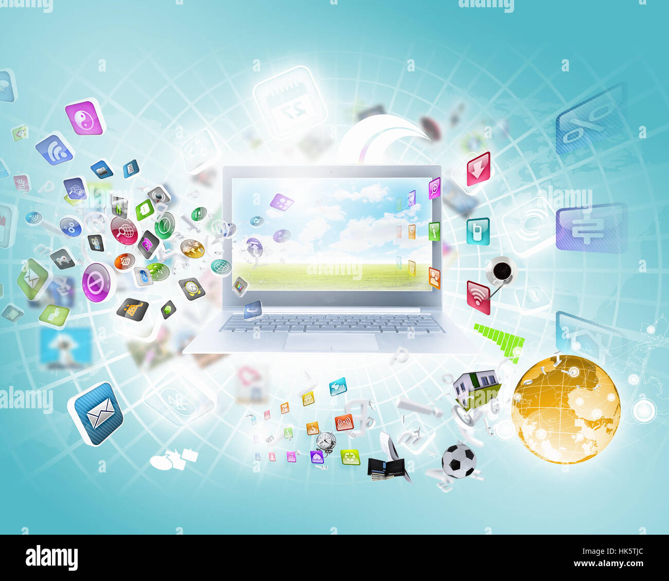 Media icons image hi-res stock photography and images - Alamy