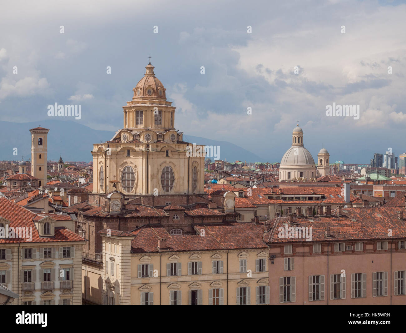 Dome of the church of San Lorenzo in Turin Stock Photo - Alamy