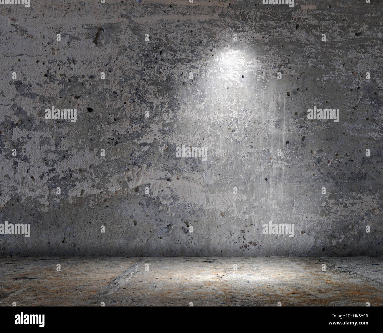 Background image of dark wall with light spot Stock Photo - Alamy