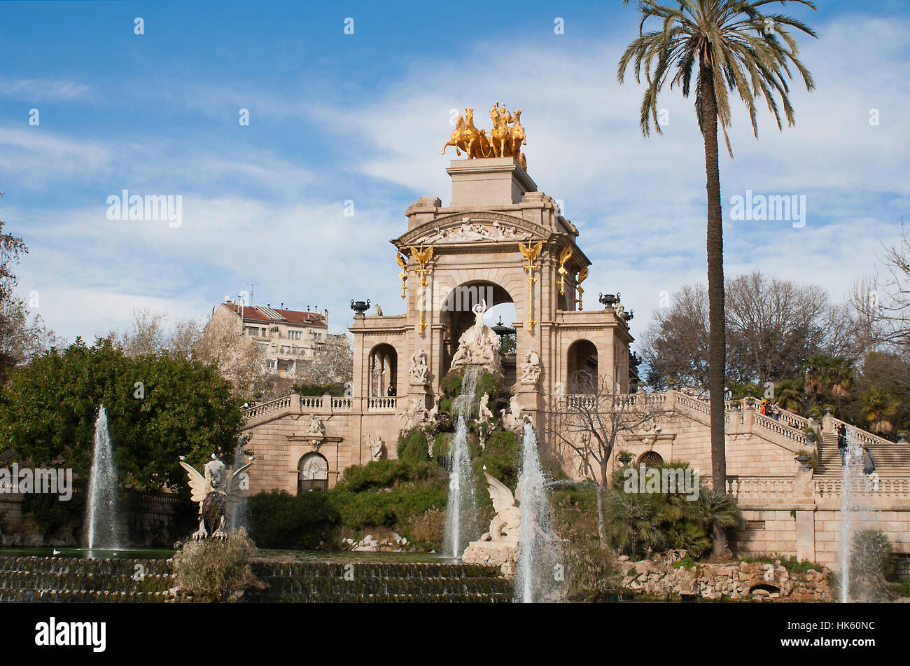 city, town, park, garden, tourism, spain, style of construction ...