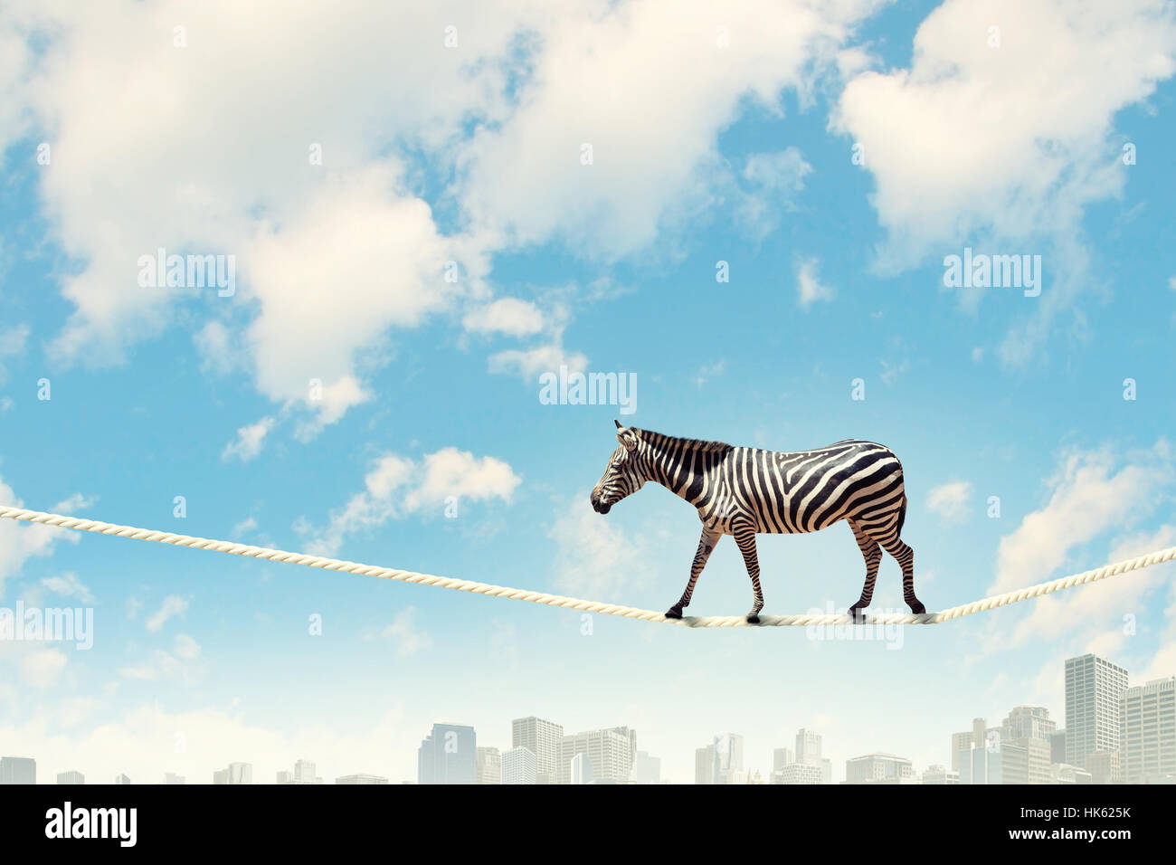 High rope stunt hi-res stock photography and images - Alamy
