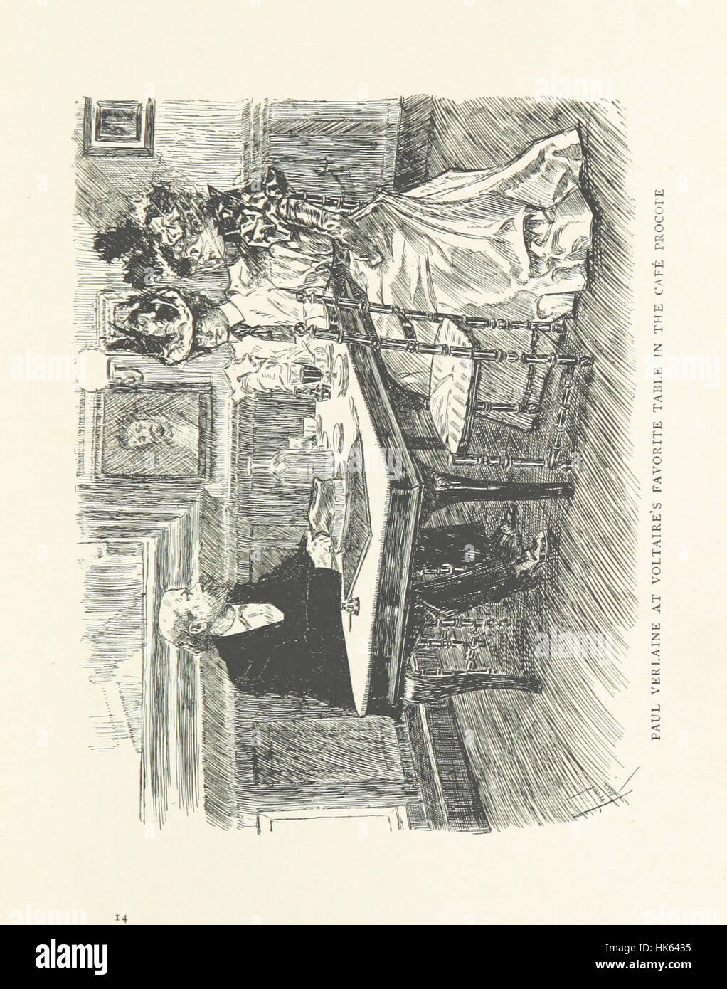 An illustration from 'Bohemian Paris of to-day', depicting the Bohemian ...