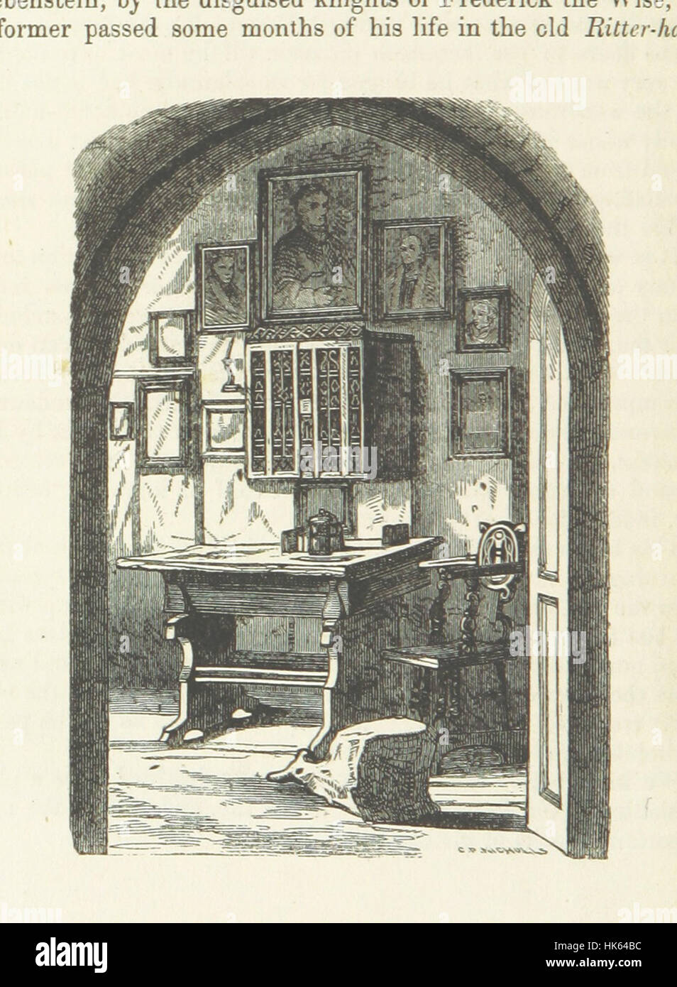 An illustration from 'German Life and Manners in Saxony', depicting ...