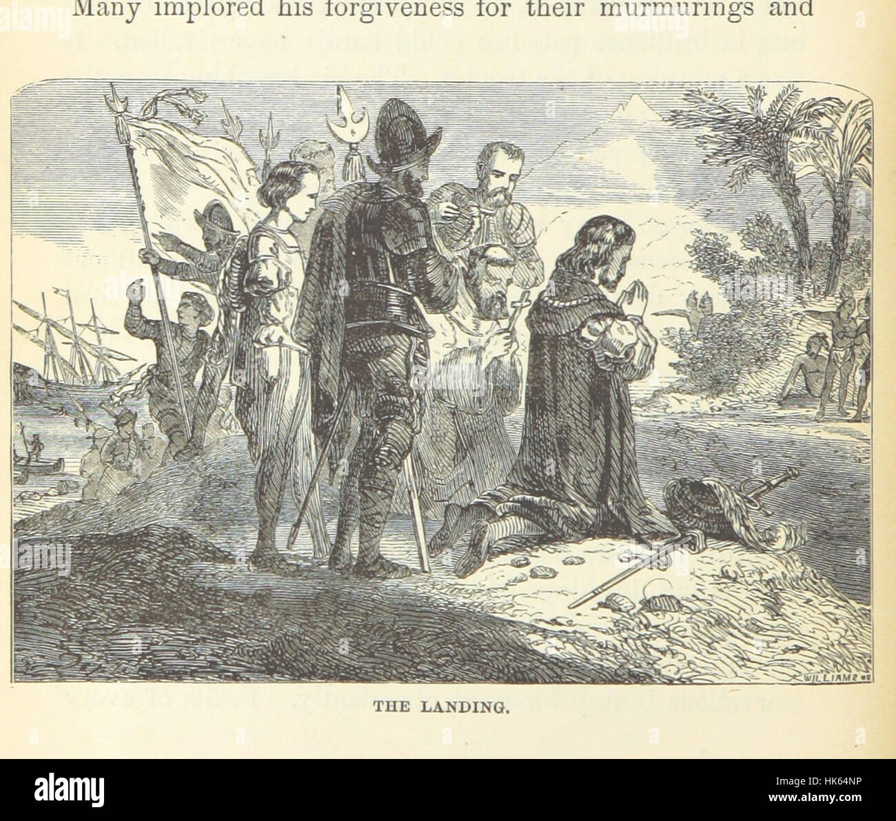 An image from 'The Romance of Spanish History', depicting a historical ...