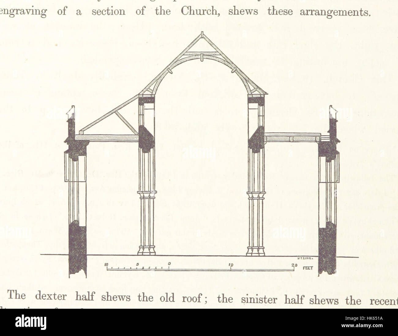 An image from a monograph on the history and restoration of the Parish ...