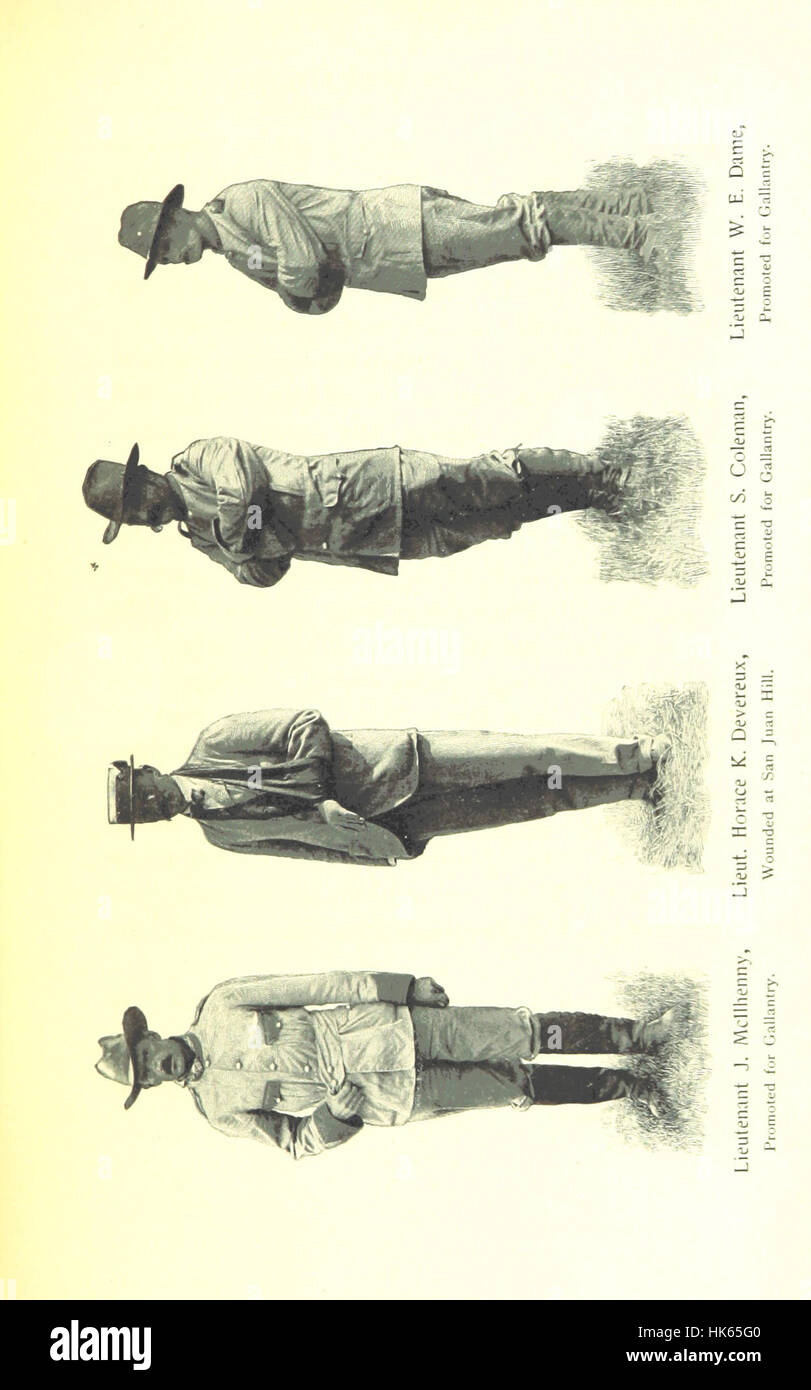 Image from 'The Rough Riders' depicting Theodore Roosevelt’s volunteer ...