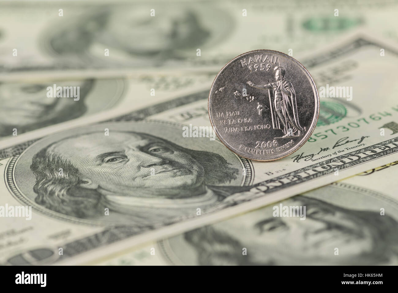 Hawaii state quarter hi-res stock photography and images - Alamy
