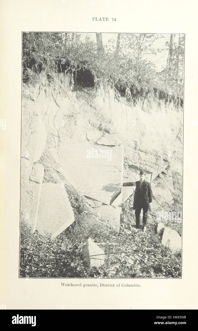 An illustration from 'A Treatise on Rocks, Rock-Weathering, and Soils ...