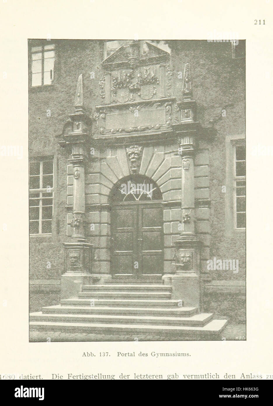 The image from 'Die Bau- und Kunstdenkmaùler der Stadt Hanau' depicts a ...