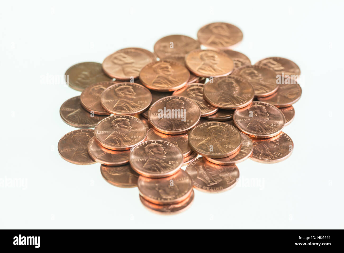 isolated, american, coin, usa, america, penny, white, close, isolated ...