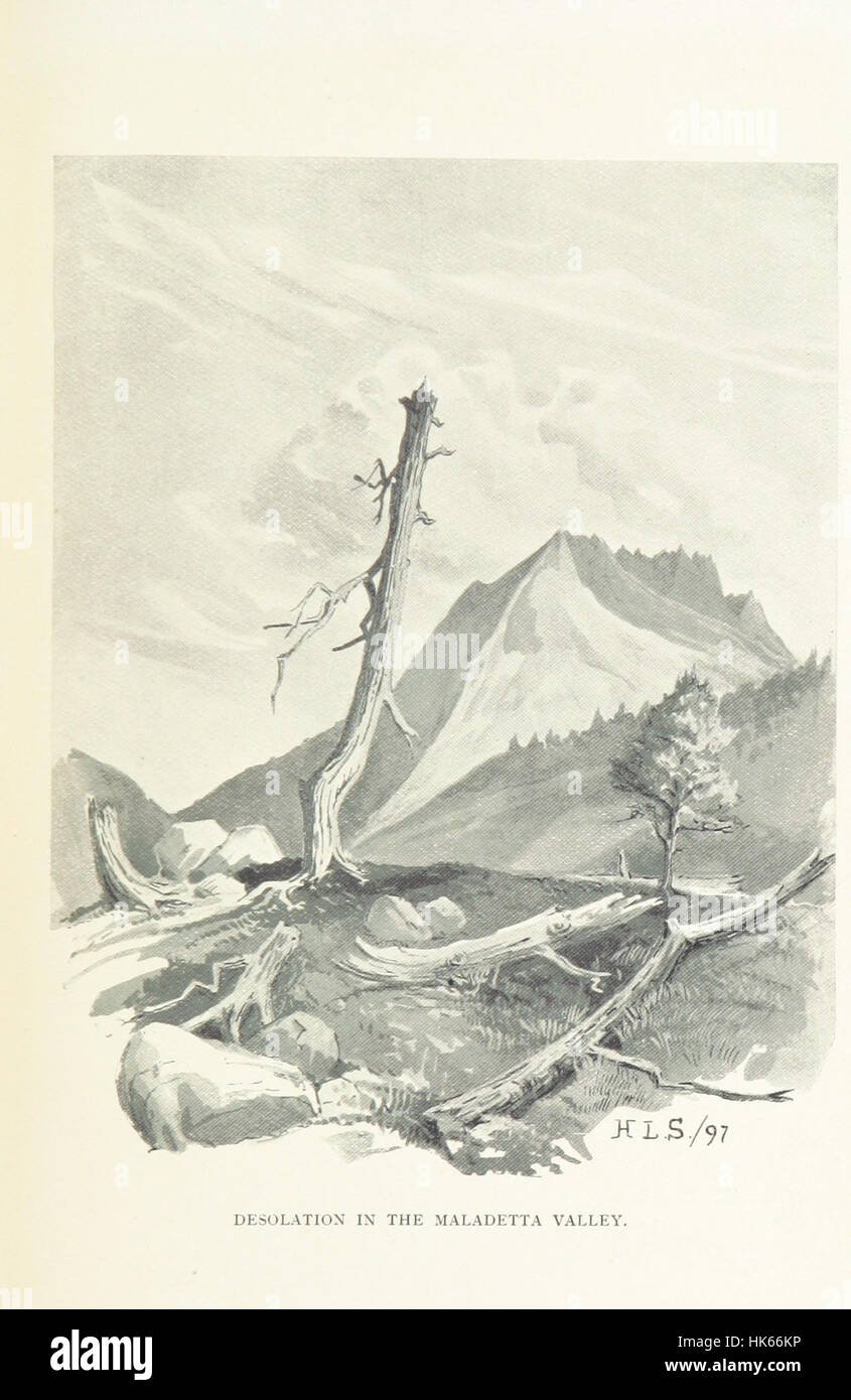 Image from 'Through the High Pyrenees,' illustrating the Pyrenean ...