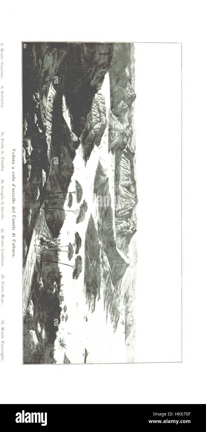 Illustration from 'Storia di Perasto', depicting the history of Perasto ...