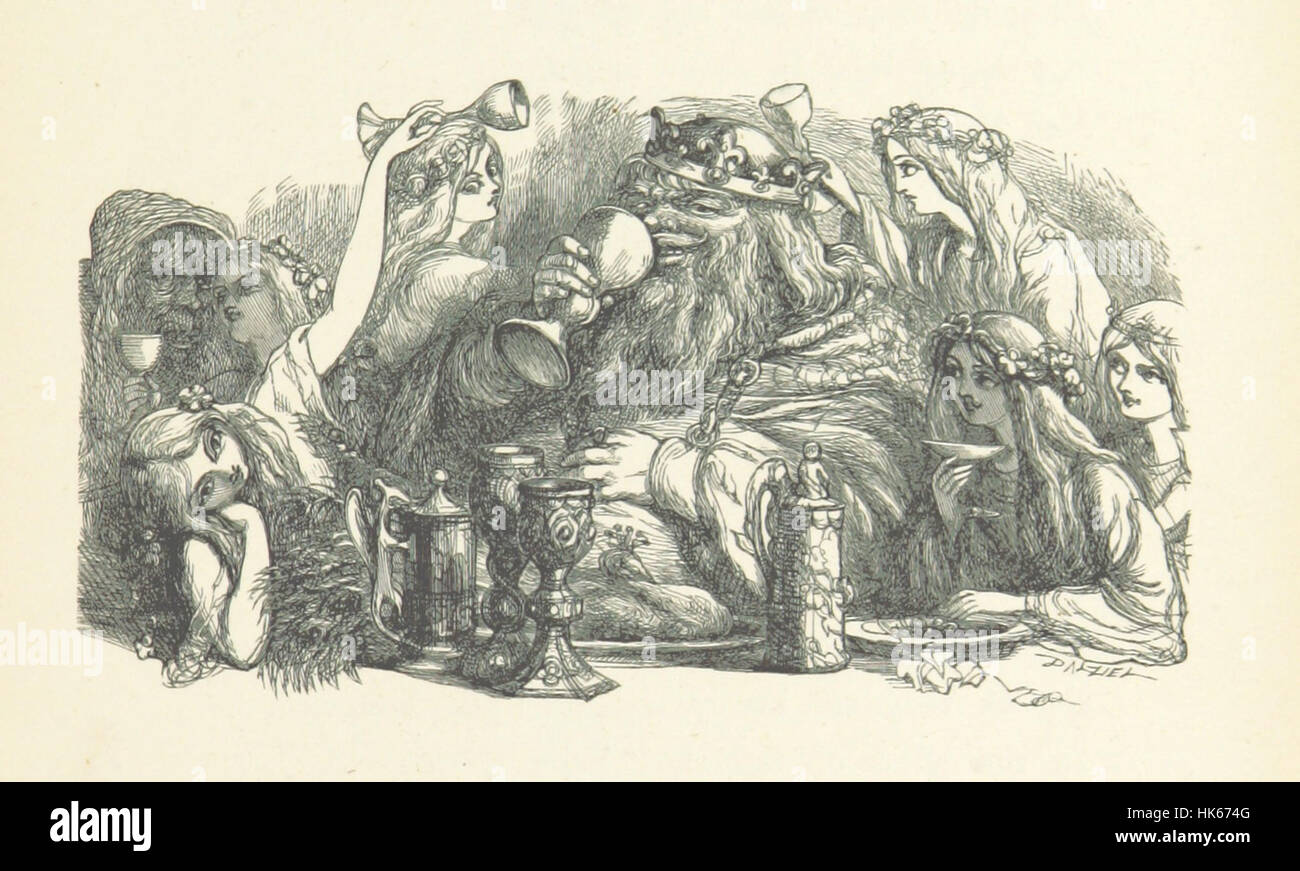 An illustration from 'An Old Fairy Tale,' retelling the story of 'The ...