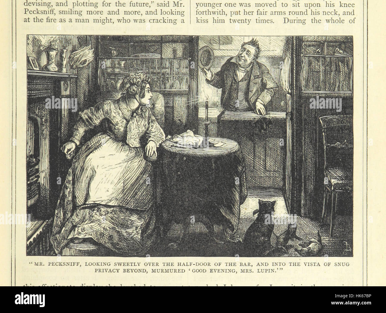 Illustration from 'The Works of Charles Dickens,' a comprehensive ...