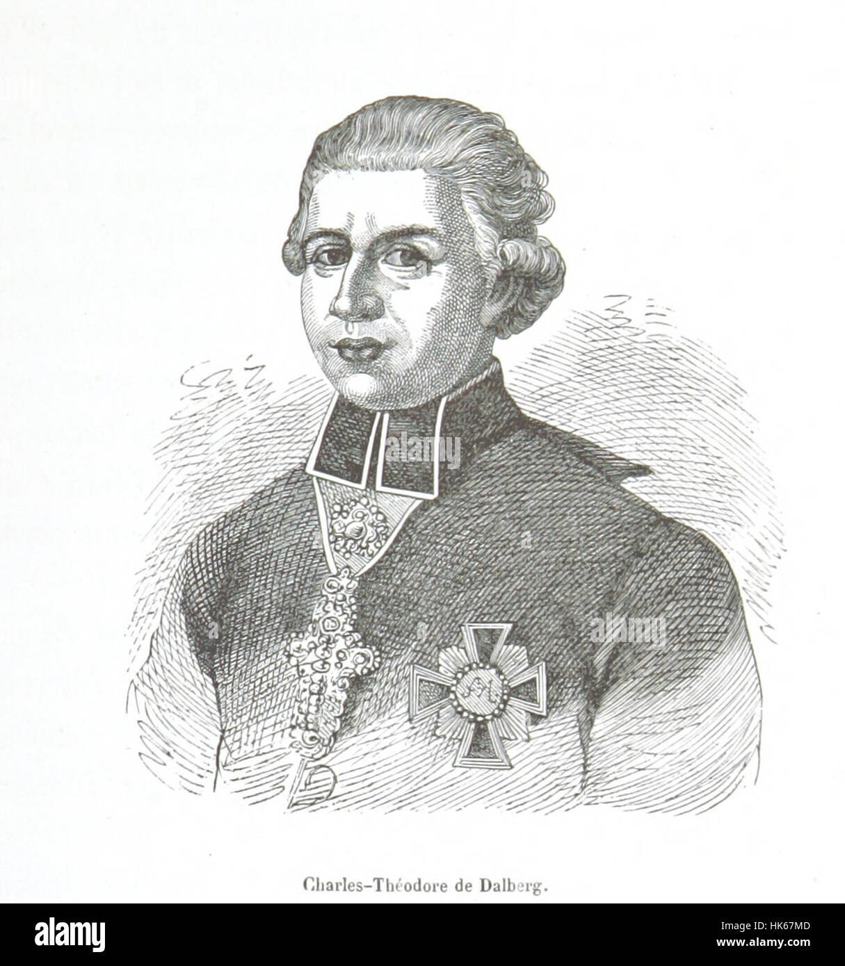 An illustration from 'Les Villes de Thuringe,' depicting the cities of ...