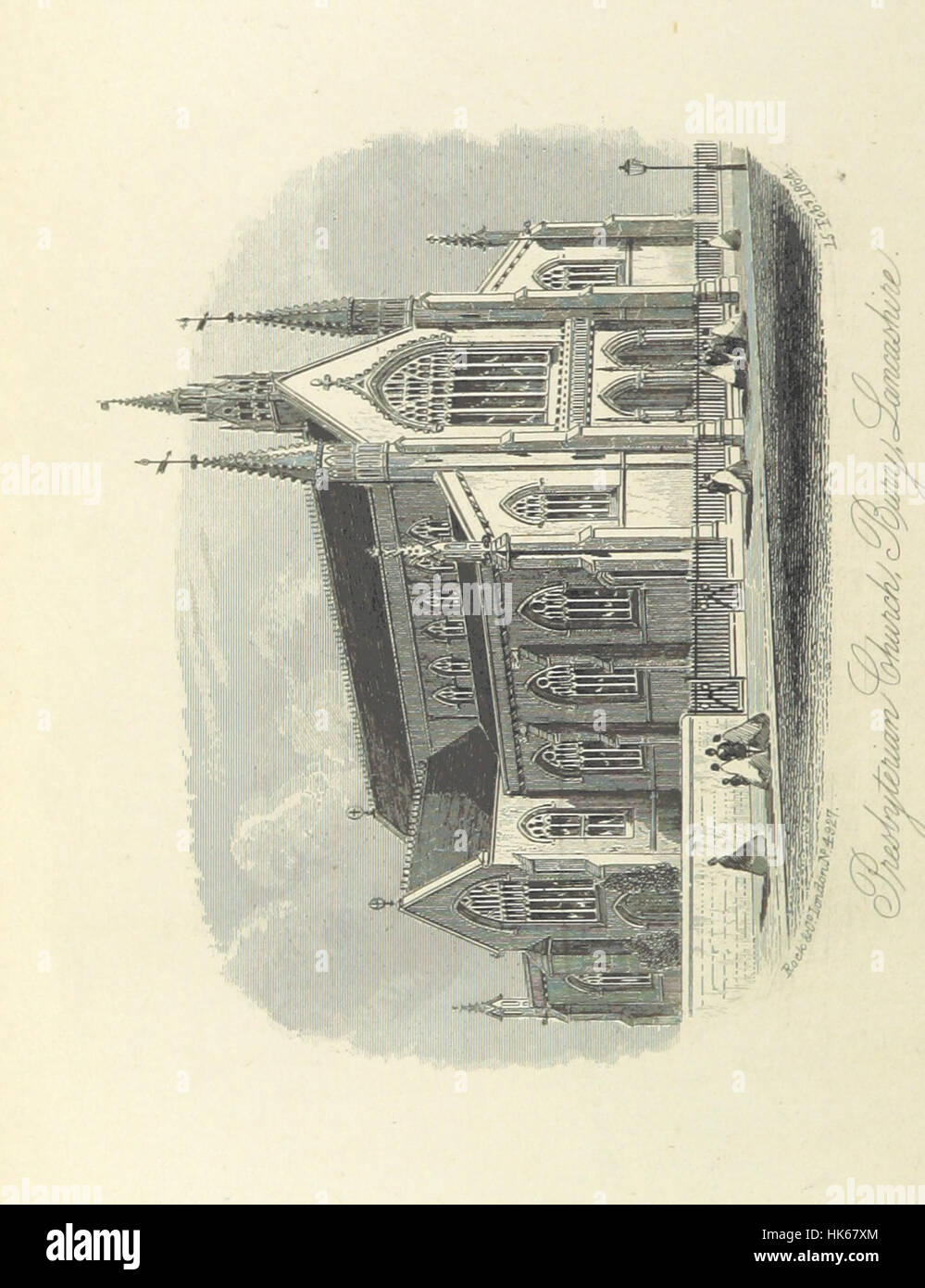 Historical illustration from 'History of the Borough of Bury ...