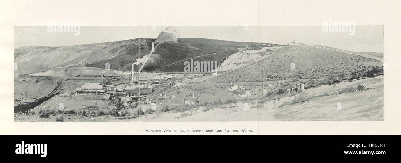 Illustration from 'The Copper-mining Industry', depicting the copper ...