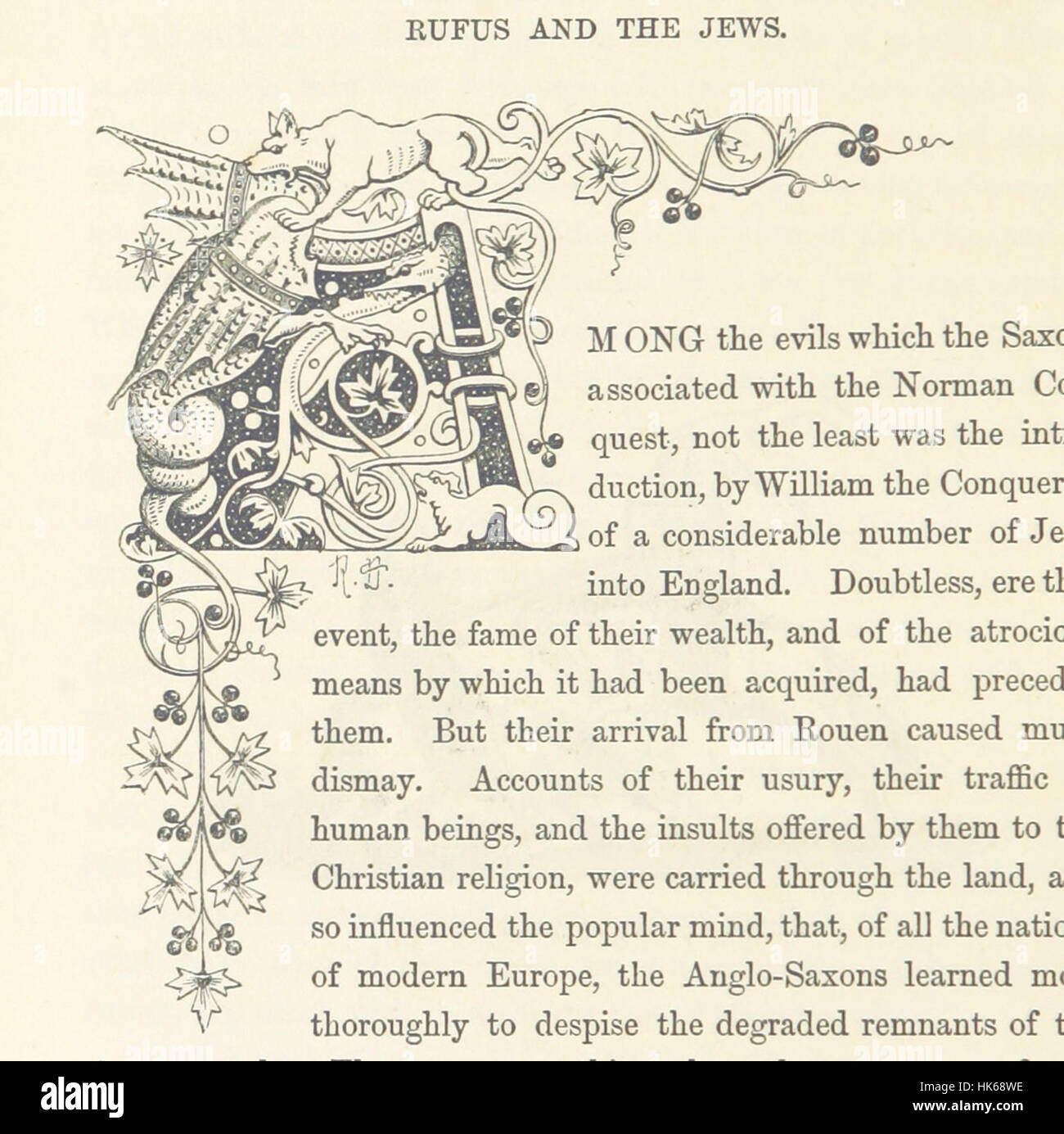 Illustration from 'Danes, Saxons, and Normans', depicting the ...