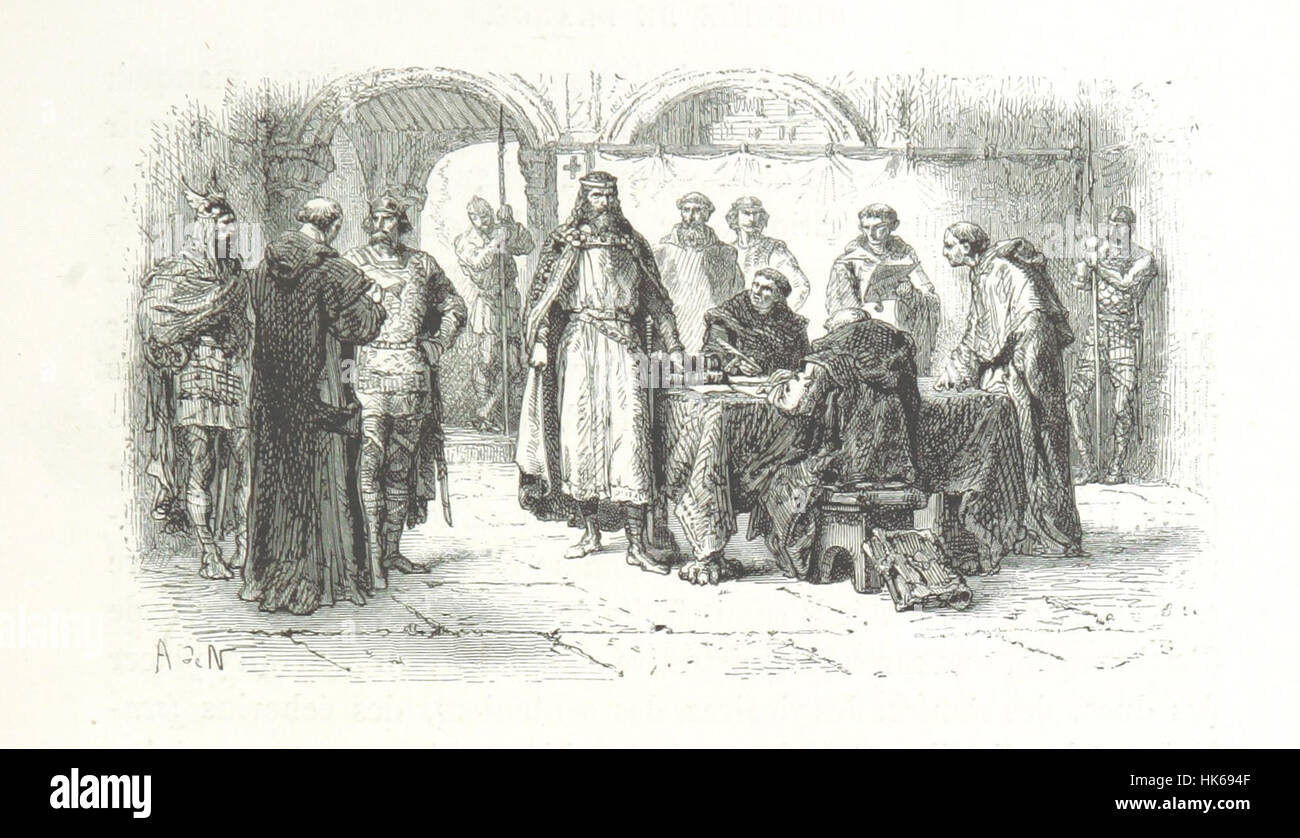 An image from 'L'Histoire de France,' illustrating French history from ...