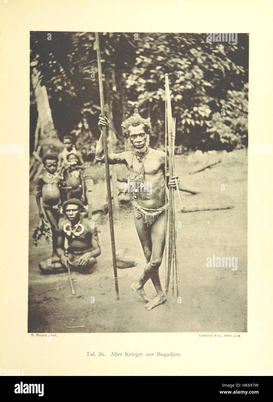 An illustration from page 237 of 'Unter den Papua's', depicting ...