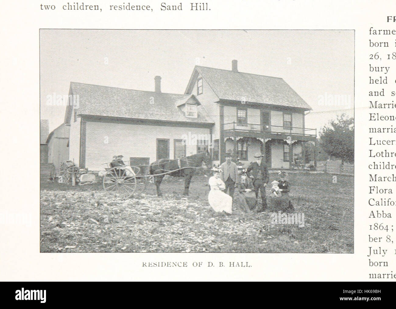 An image from 'History of Compton County', showing illustrations of ...