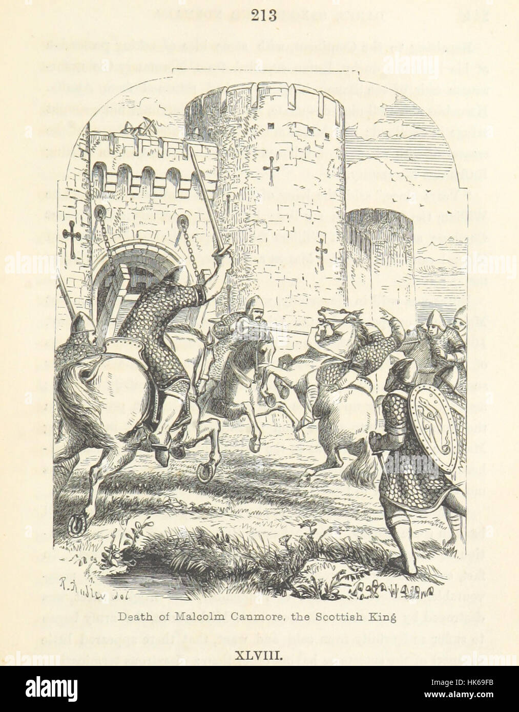An illustration from 'Danes, Saxons, and Normans', depicting a ...