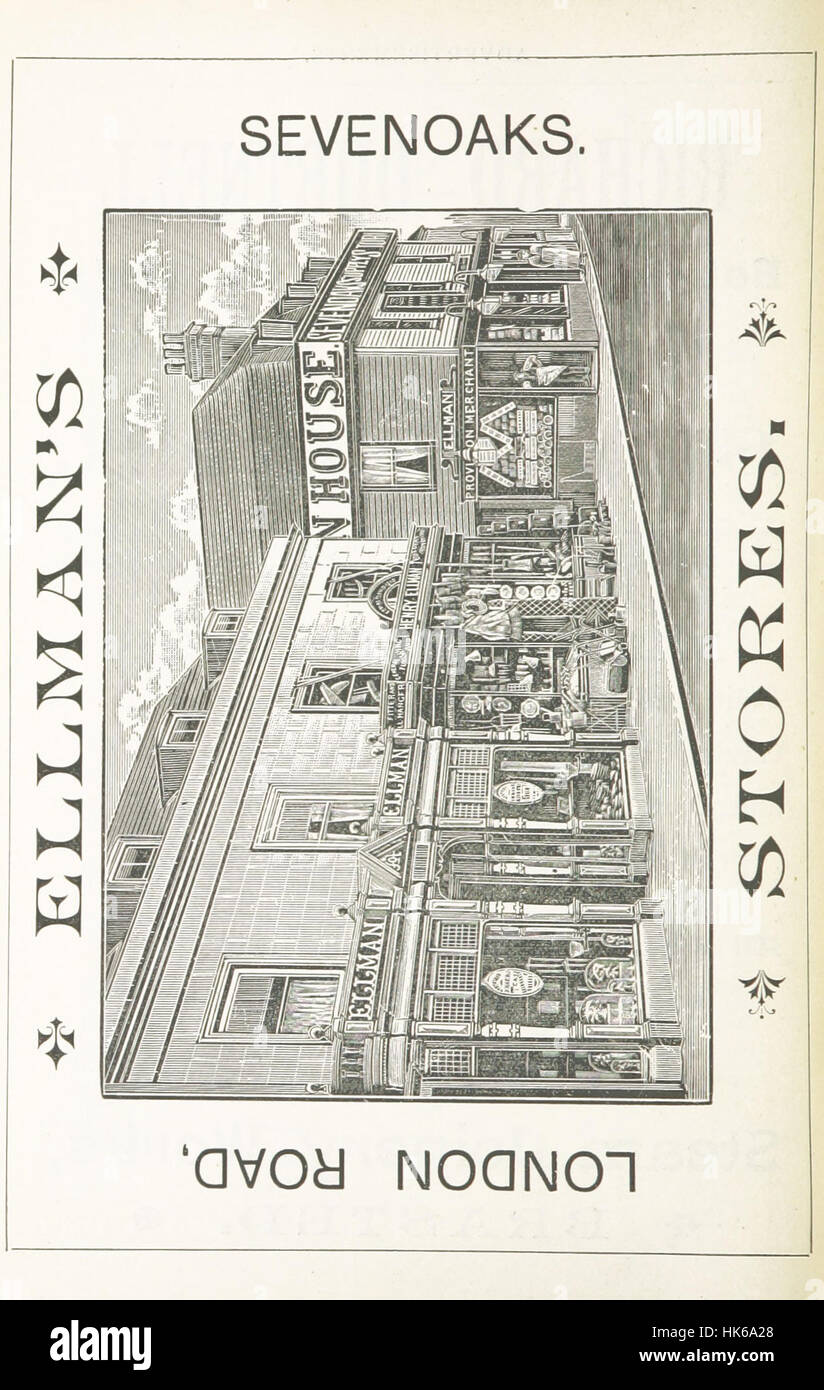 Map of sevenoaks hi-res stock photography and images - Alamy