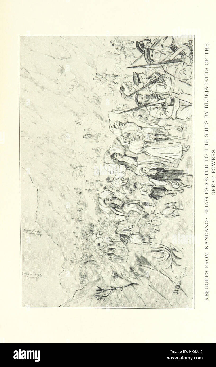 An image from 'Cretan Sketches,' a work that portrays scenes from Crete ...