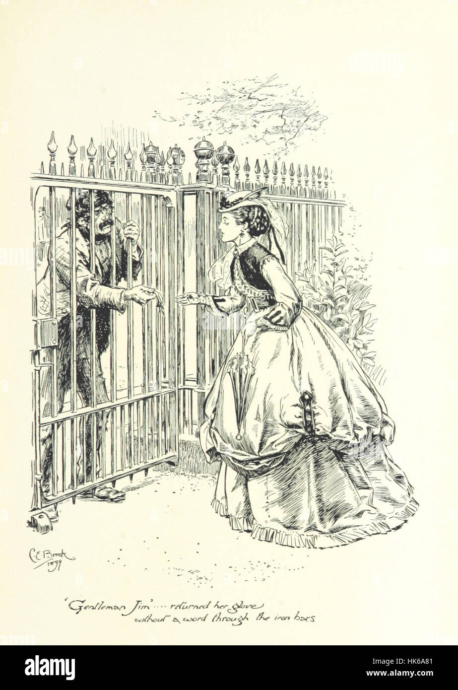 Illustration from 'The Works of G. J. Whyte-Melville', depicting scenes ...