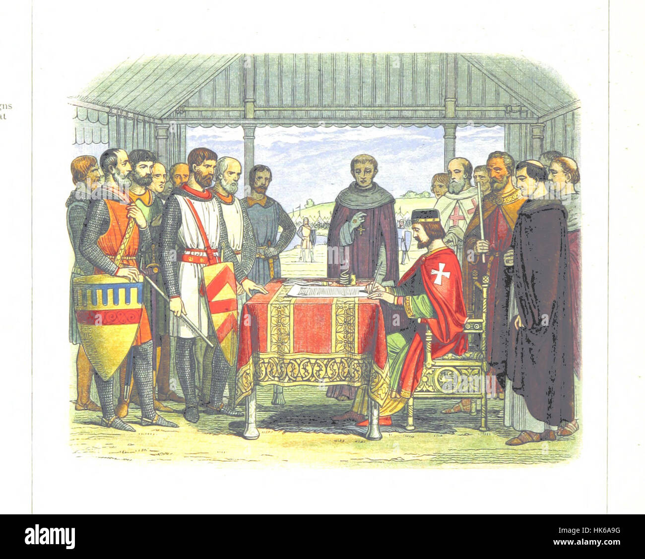 Image from 'A Chronicle of England B.C. 55-A.D. 1485,' illustrating key ...