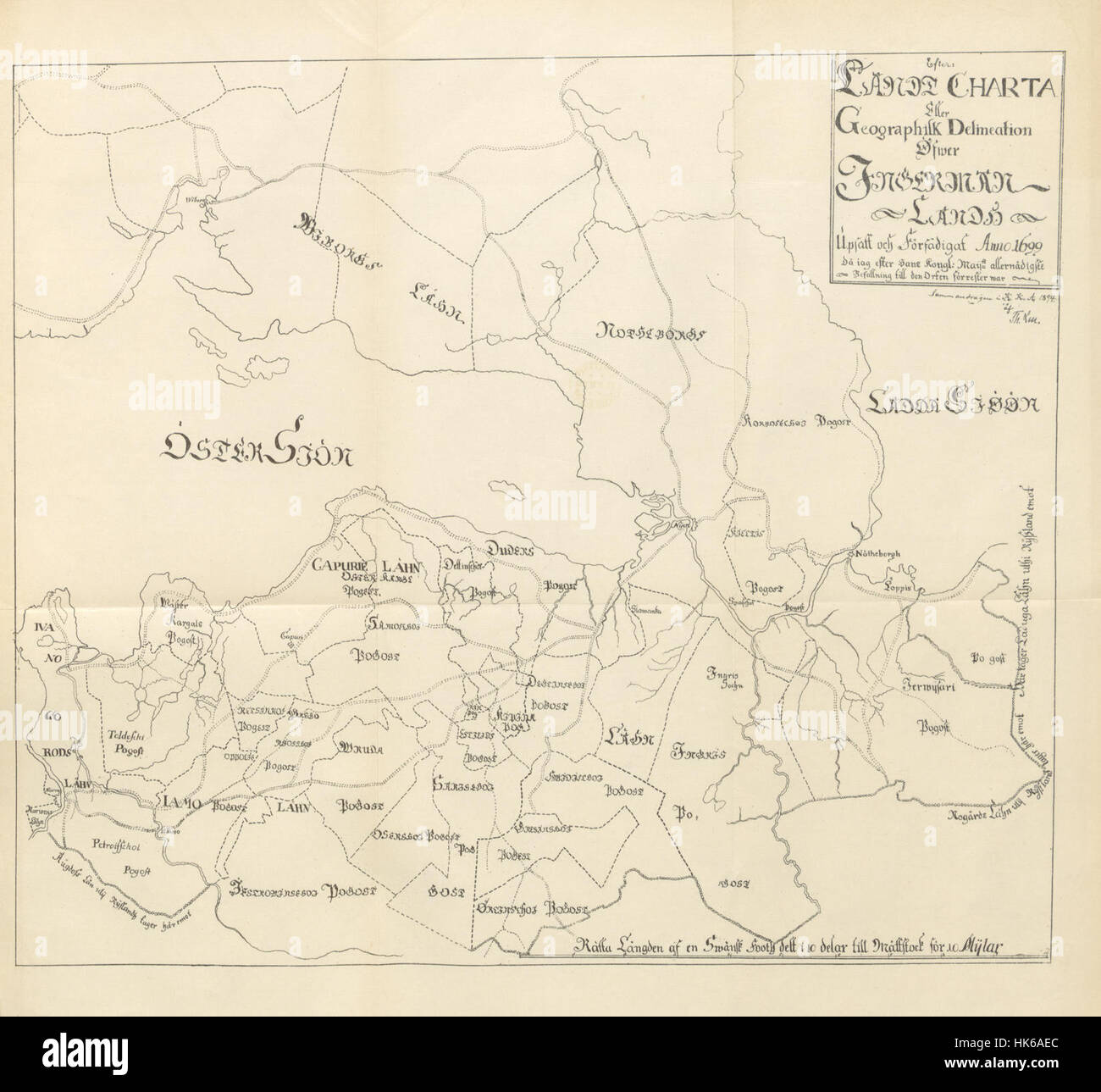 Illustration from 'Bidrag till Kaùnnedom om Ingermanlands historia', a ...